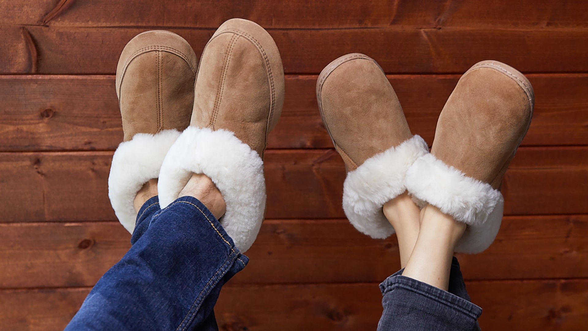 Step Into Cozy Comfort: Embrace Winter with Acorn Shearling Slippers f ...