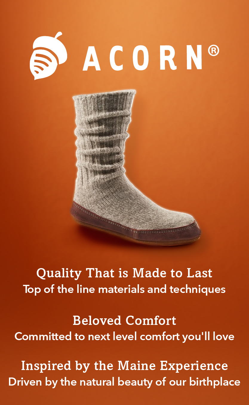 Men's Shearling Boot Slipper – Acorn.com USA