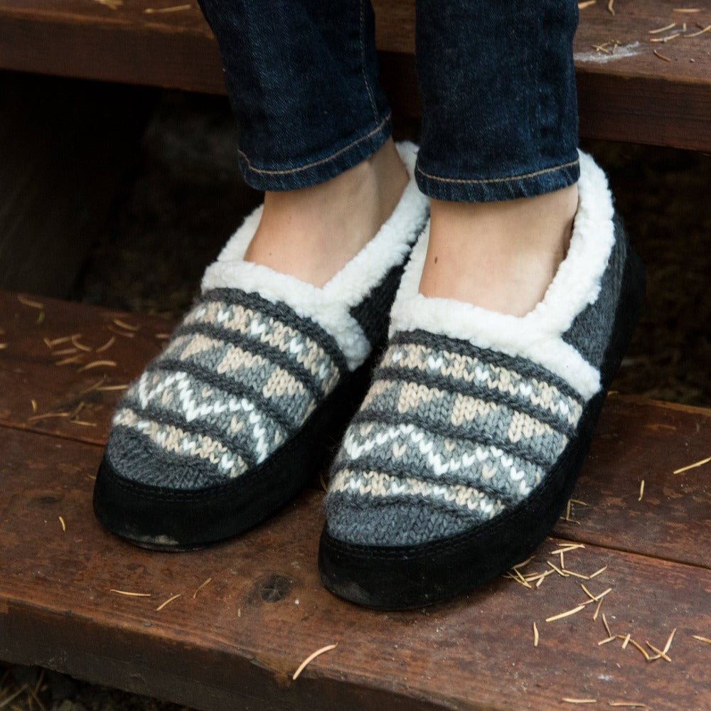 Acorn Women's Nordic Moc Slippers – Acorn.com USA
